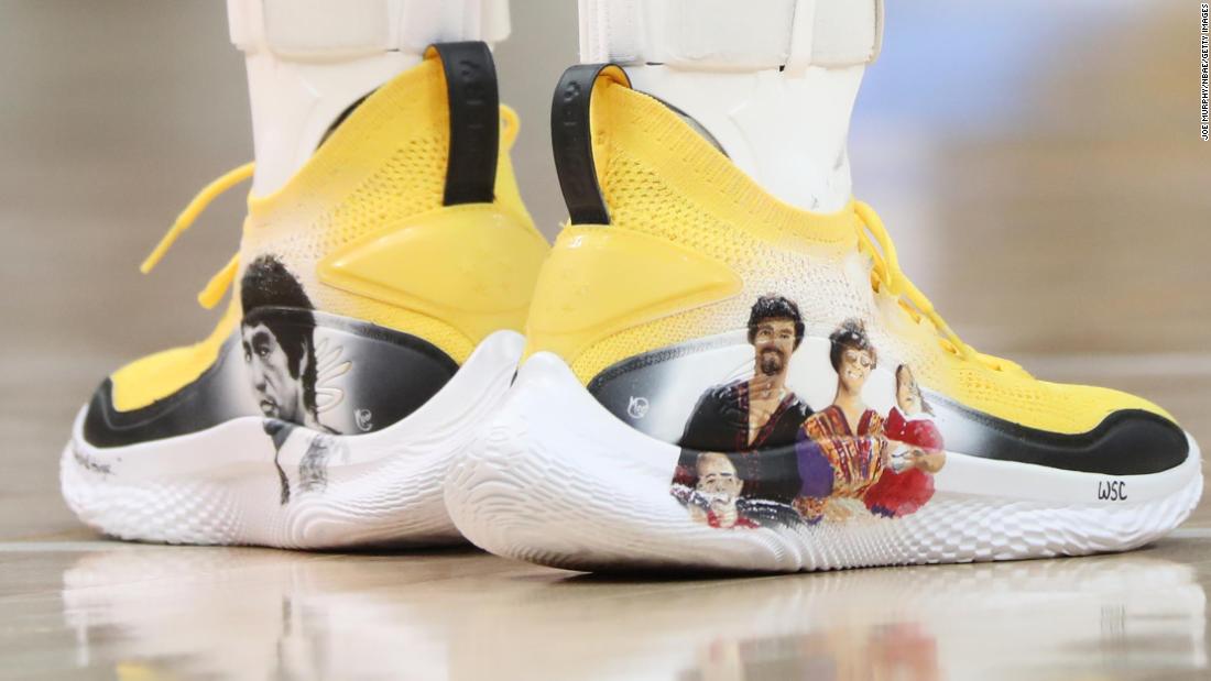 Steph Curry: NBA star to auction off custom-designed sneakers in ...