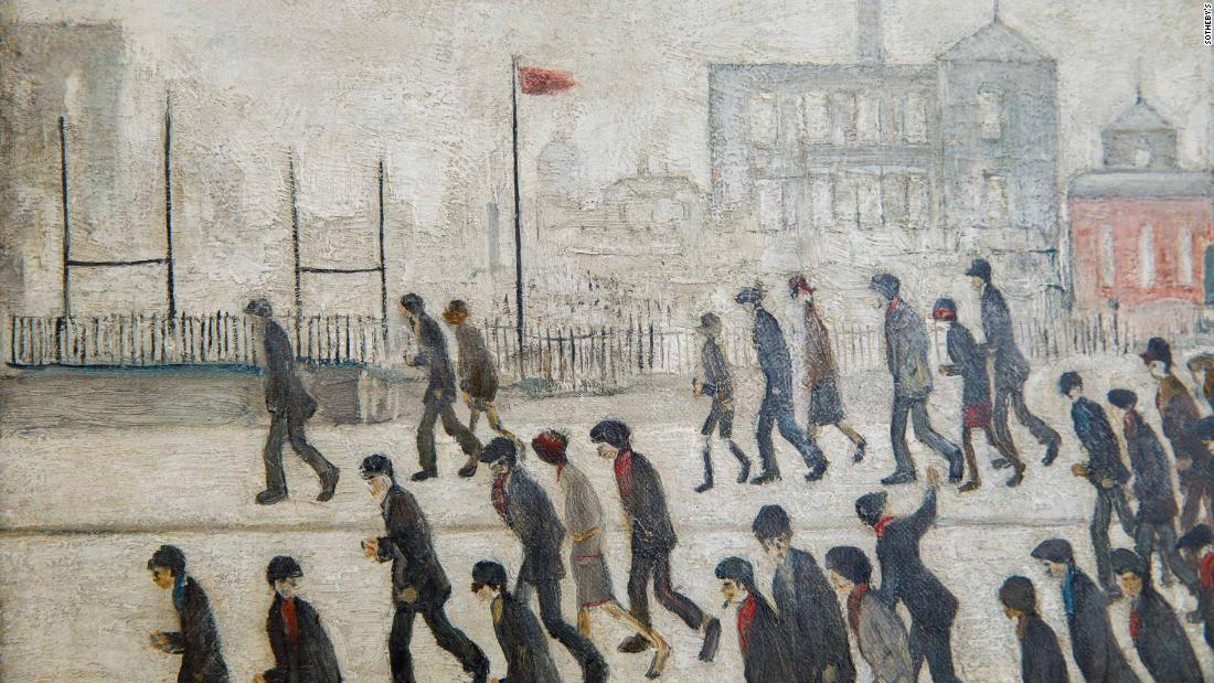 L.S. Lowry’s ‘Going to the Match’ painting expected to sell at auction ...